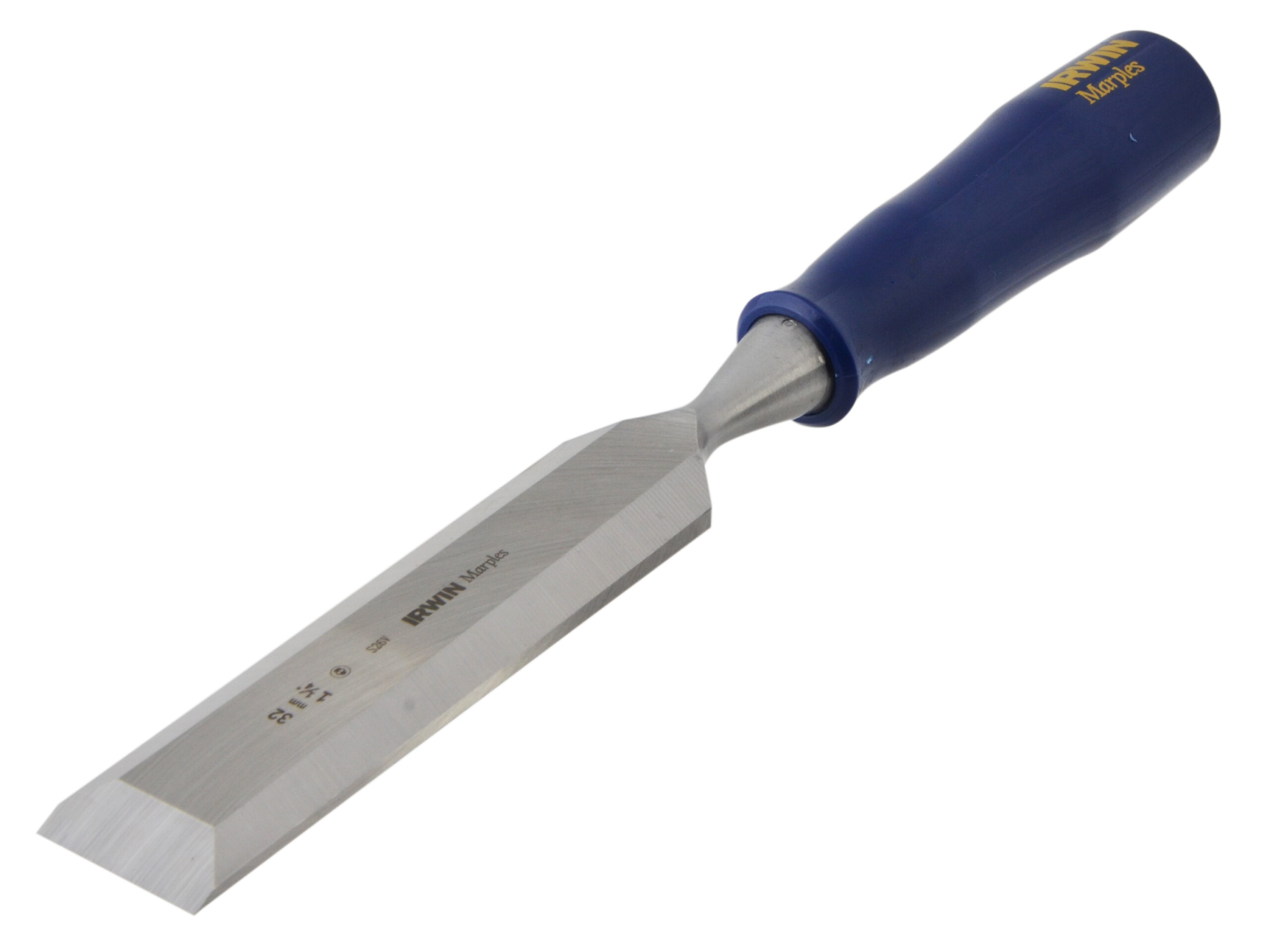 M444 Bevel Edge Chisel Blue Chip Handle 32mm (1 1/4in) - Sterling Power ...