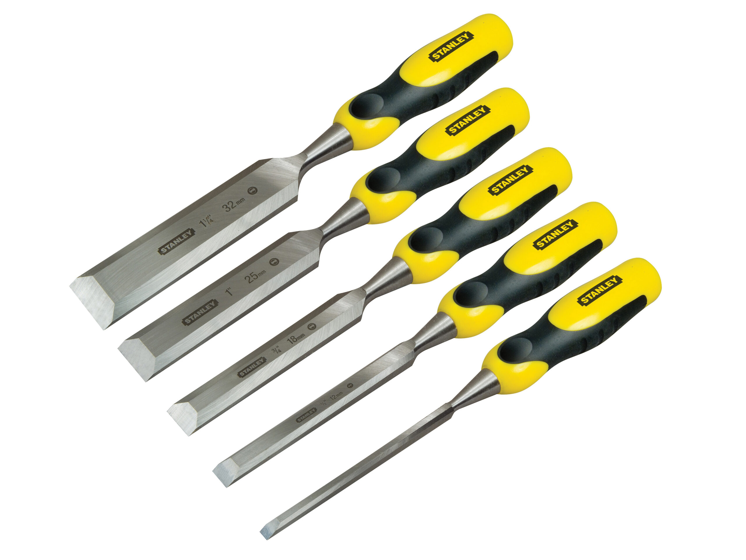 DYNAGRIP™ Bevel Edge Chisel with Strike Cap Set, 5 Piece - Sterling ...