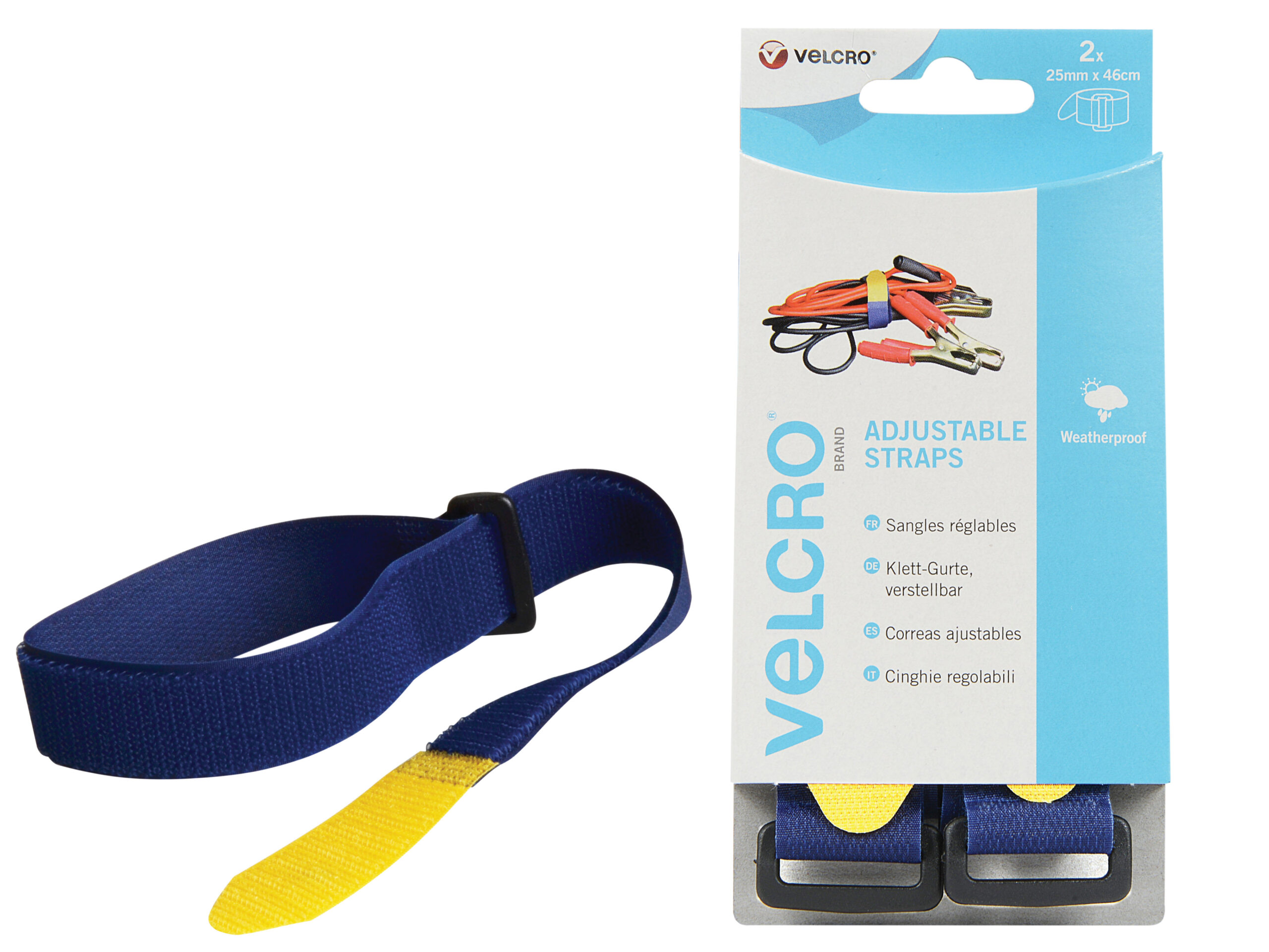 VELCRO® Brand 60328 VELCRO® Brand Adjustable Straps (2) 25mm x 46cm ...