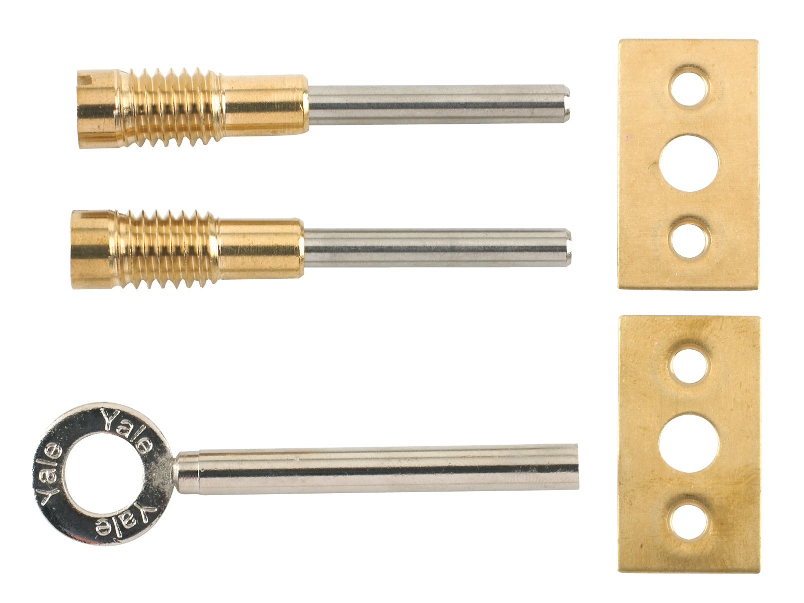 YALE LOCKS 8013 Dual Screw Window Lock Brass Finish Pack of 2 ...