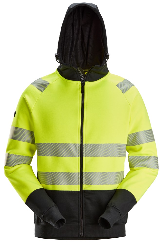 SNICKERS 2839 High-Vis Class 2 Full Zip Hoodie - Sterling Power Tools